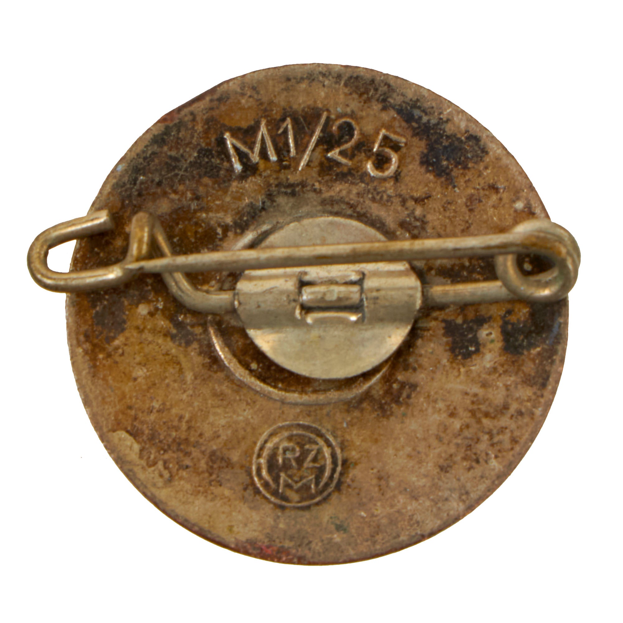 Original German WWII NSDAP Party Enamel Membership Badge Pin by Rudolf ...