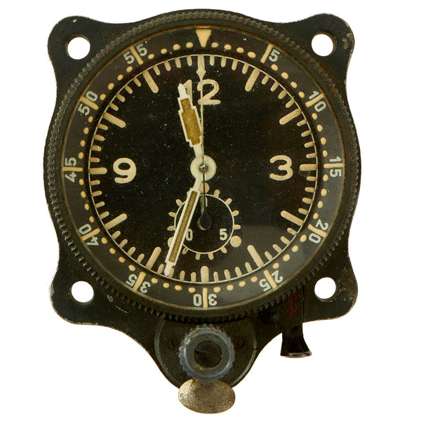 Original German WWII Luftwaffe Junghans Chronograph Cockpit Clock J30B ...