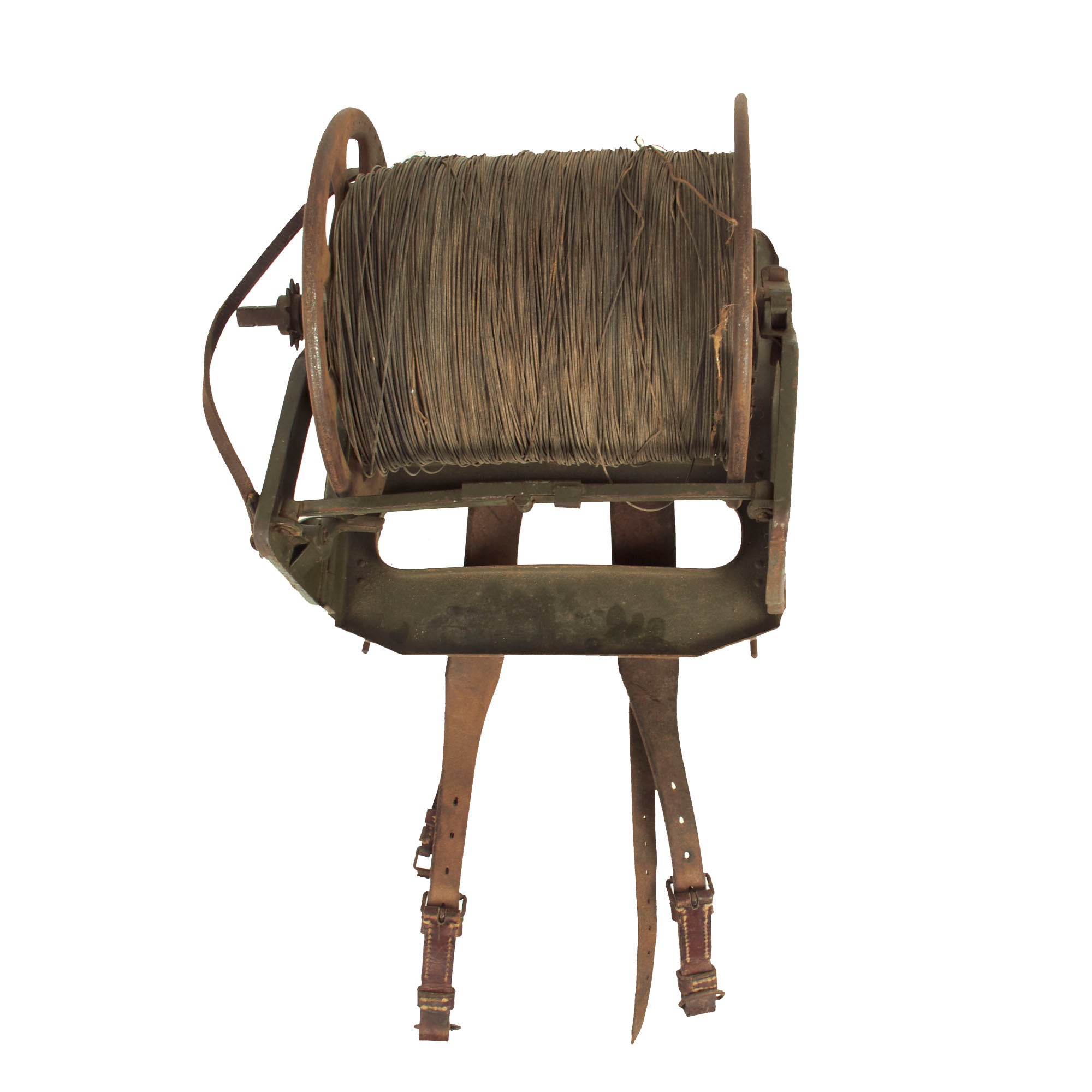 Original German WWII Foldable Cable Reel Backpack by Rich. Leppert K.G ...