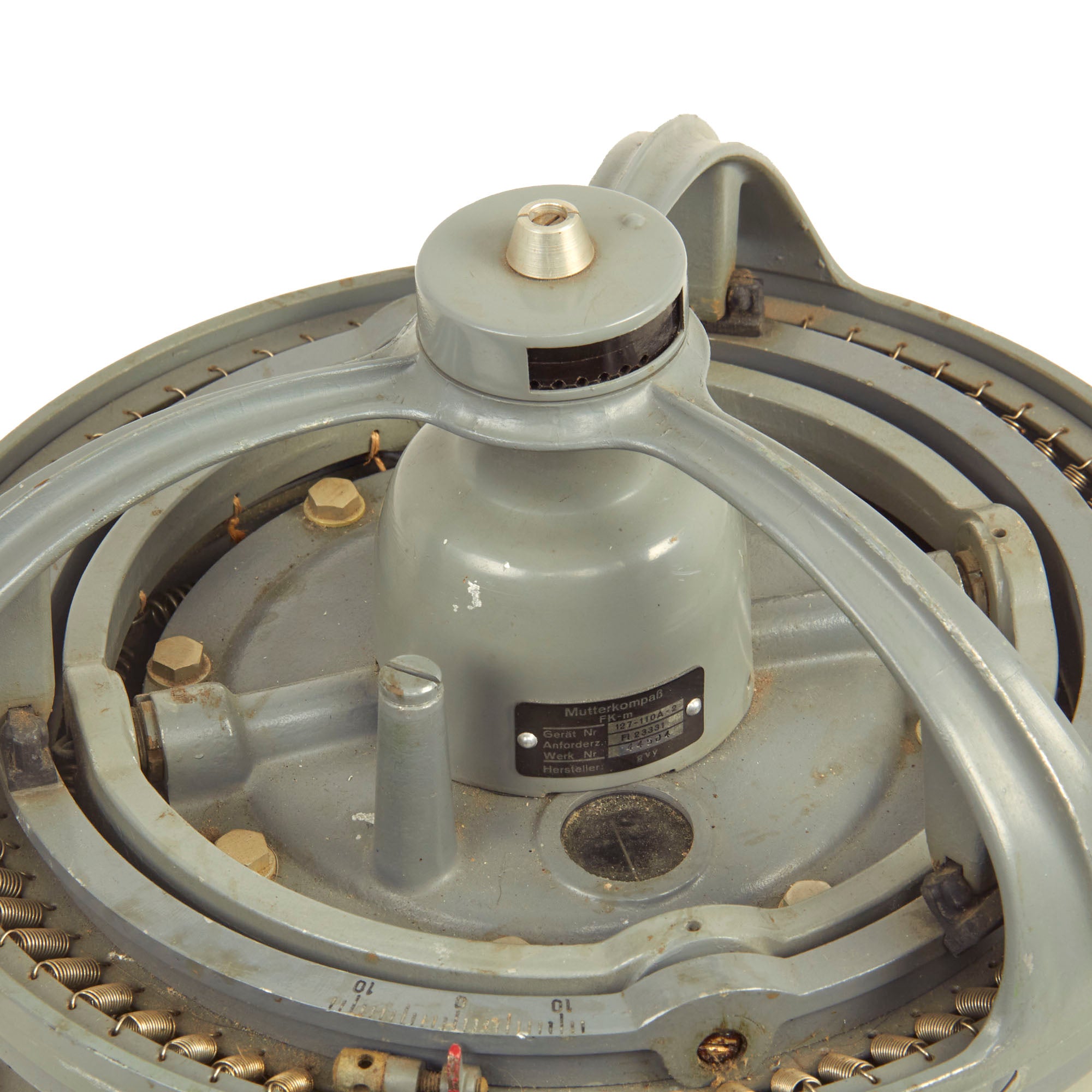 Original German WWII Luftwaffe Messerschmitt Bf 109 Mutterkompaß Maste ...