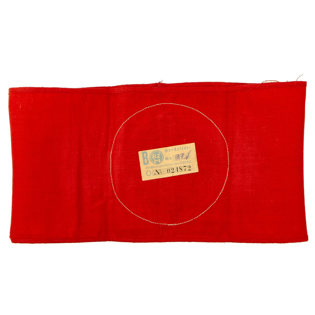 Original German WWII SA Wehrmannschaft Armband with Paper RZM Tag - RZ ...