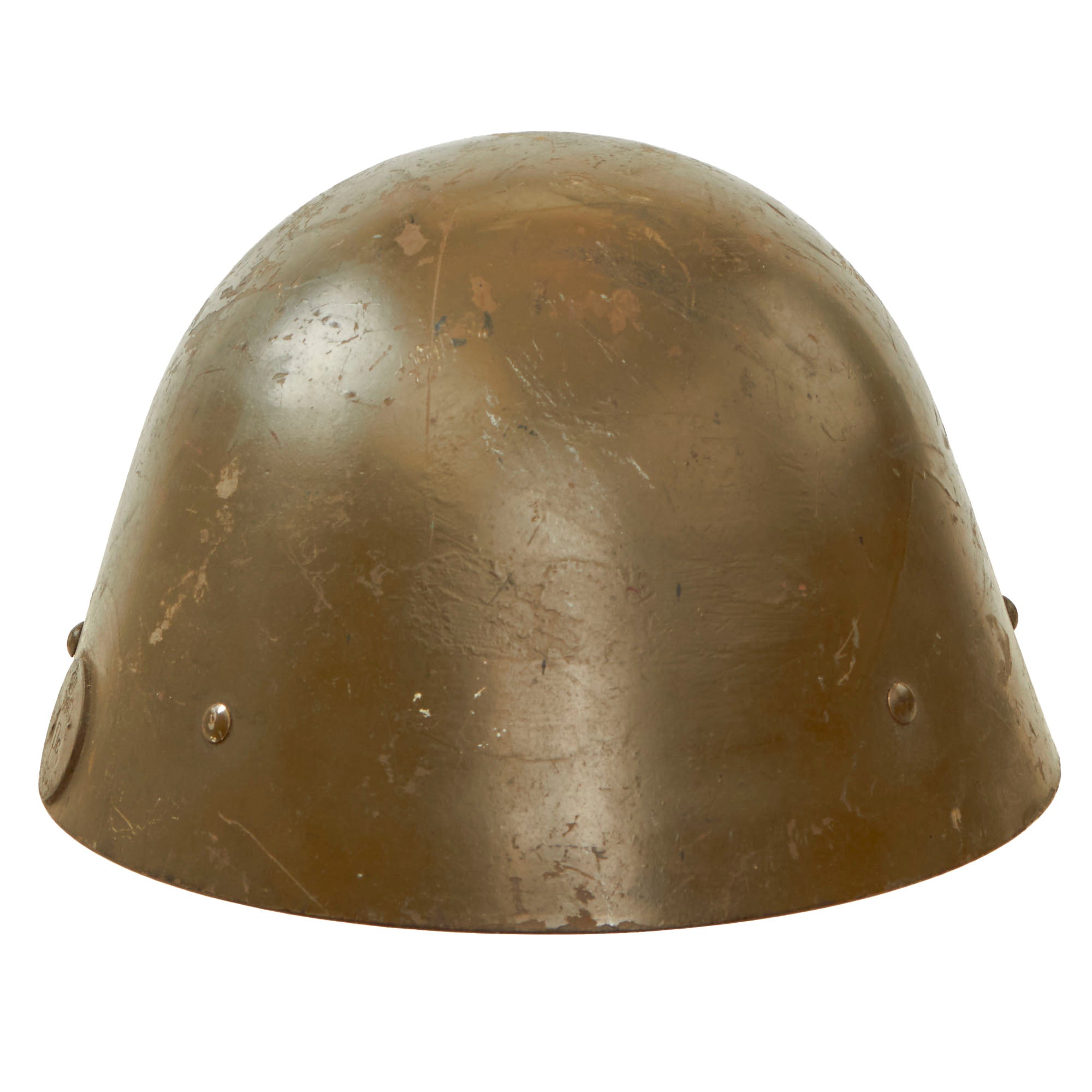 Original Czech WWII Vz32 / M32 "Egg-Shell" Steel Helmet Converted for ...