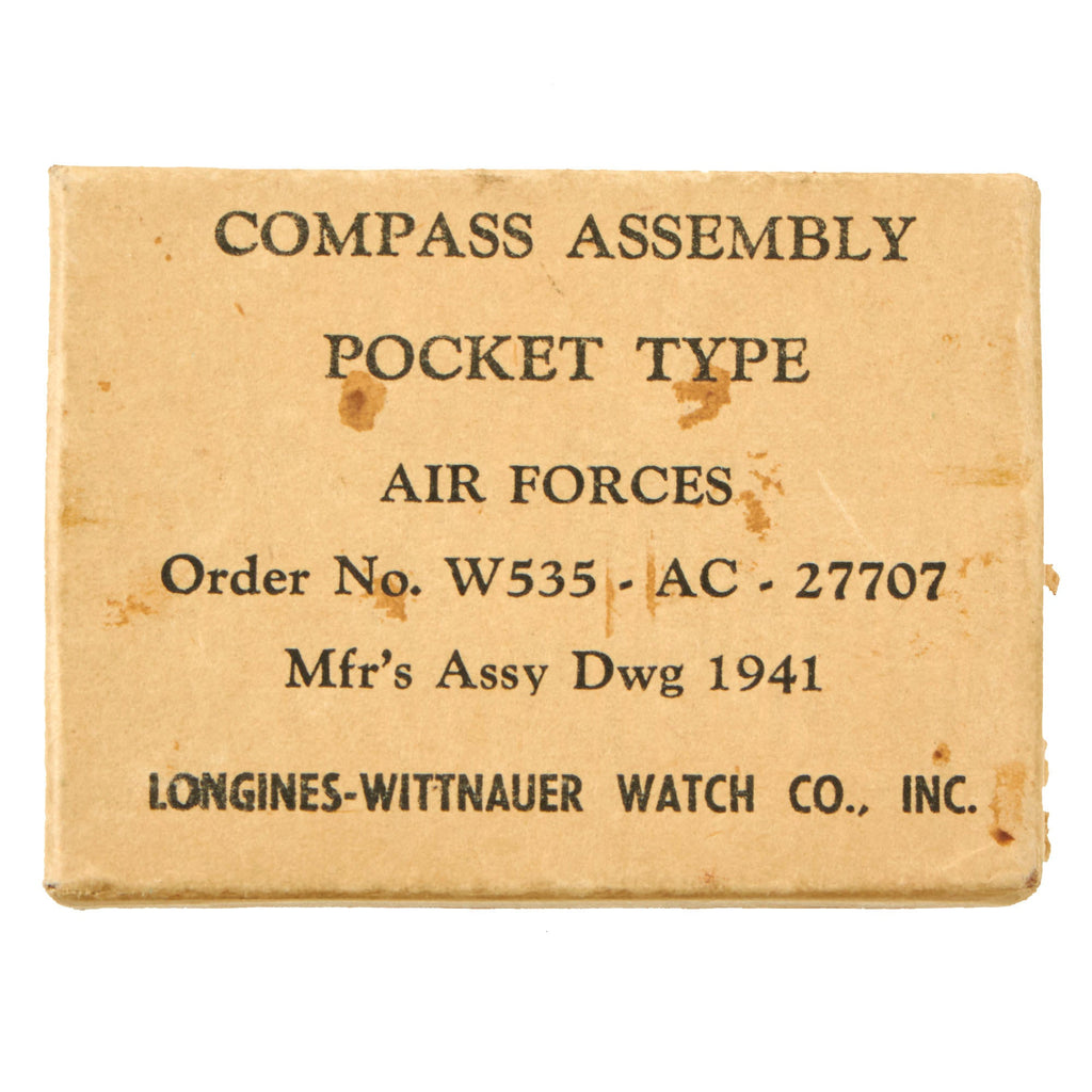 Original U.S. WWII US Army Air Forces “Compass Assembly Pocket Type” b ...