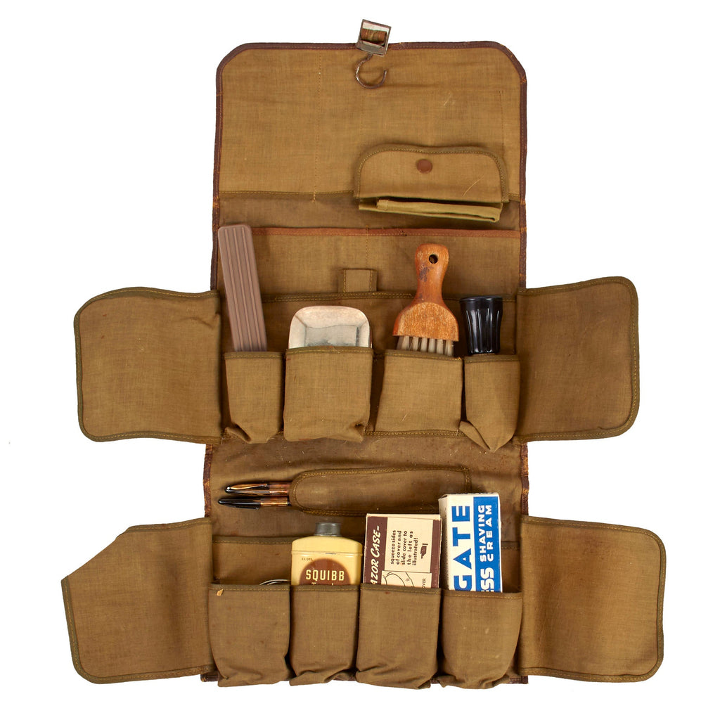 Original U.S. WWII Era Toiletry Hygiene Bag Kit With Unused Contents ...