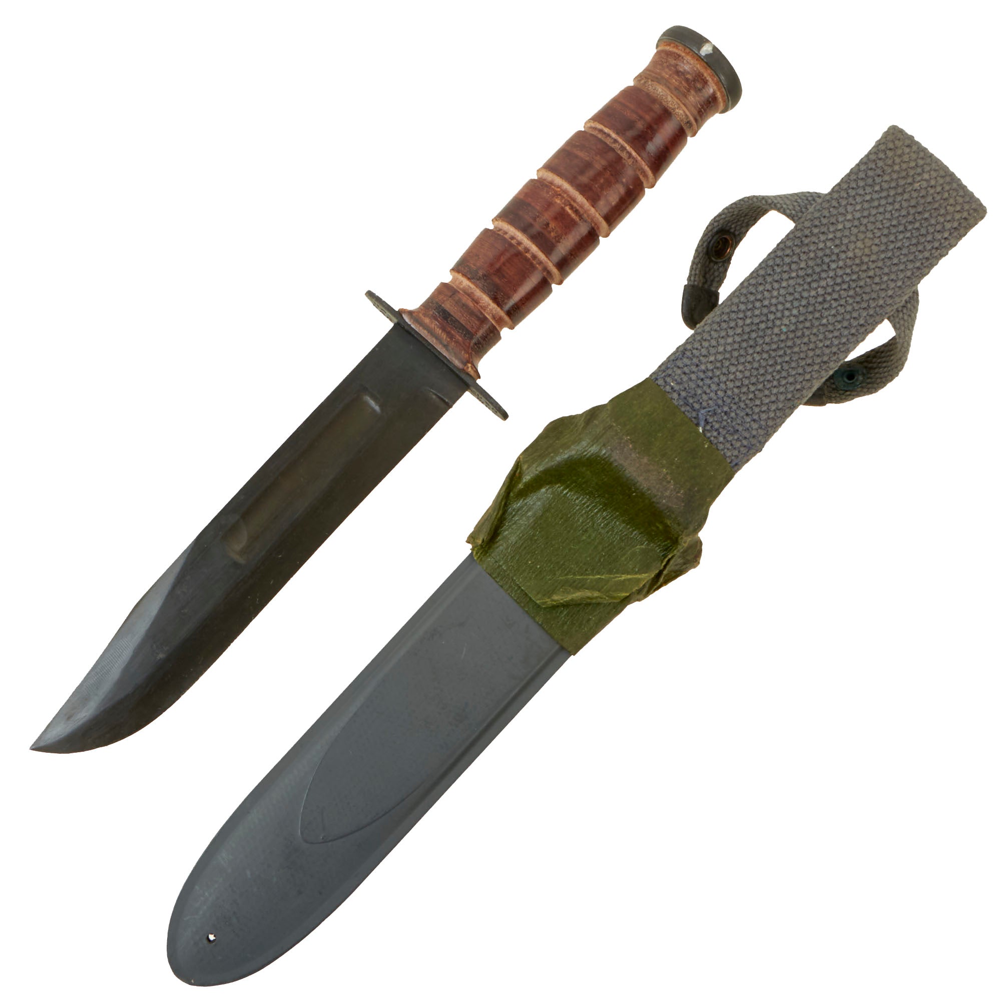 Original U.S. WWII Late War Unissued Navy Mark 2 KA-BAR Fighting Knife ...