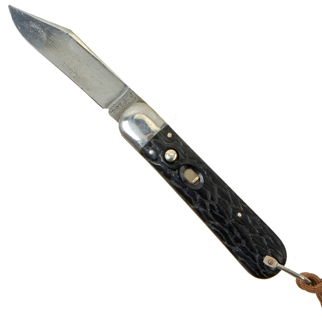Original U.S. WWII Airborne Schrade "Presto" M2 Knife with Plastic Han ...