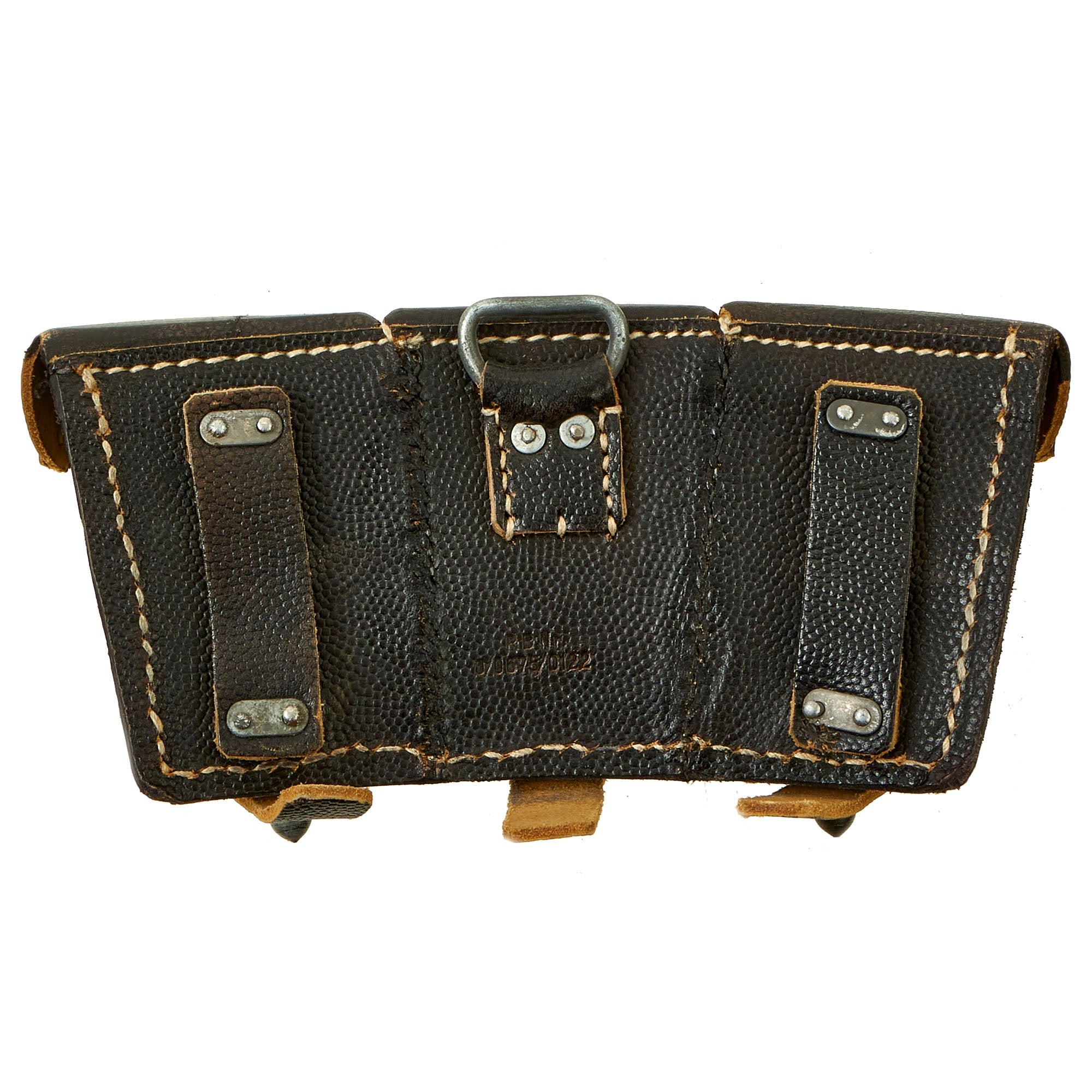 Original German WWII Matched Set of Two Unissued Black Leather Mauser ...