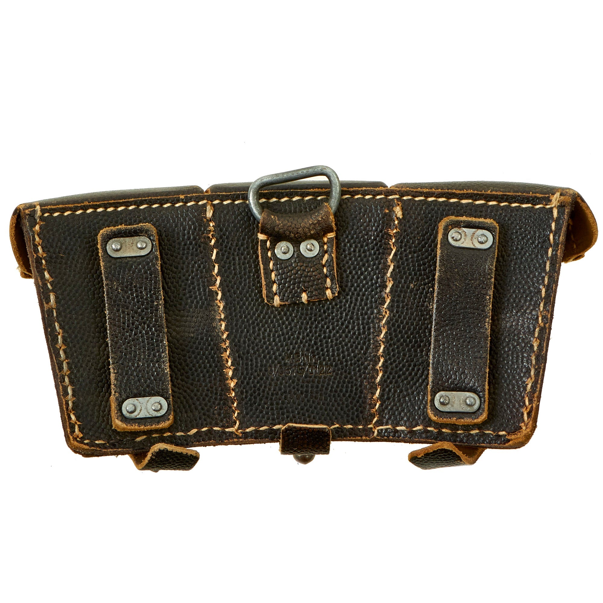 Original German WWII Matched Set of Two Unissued Black Leather Mauser ...