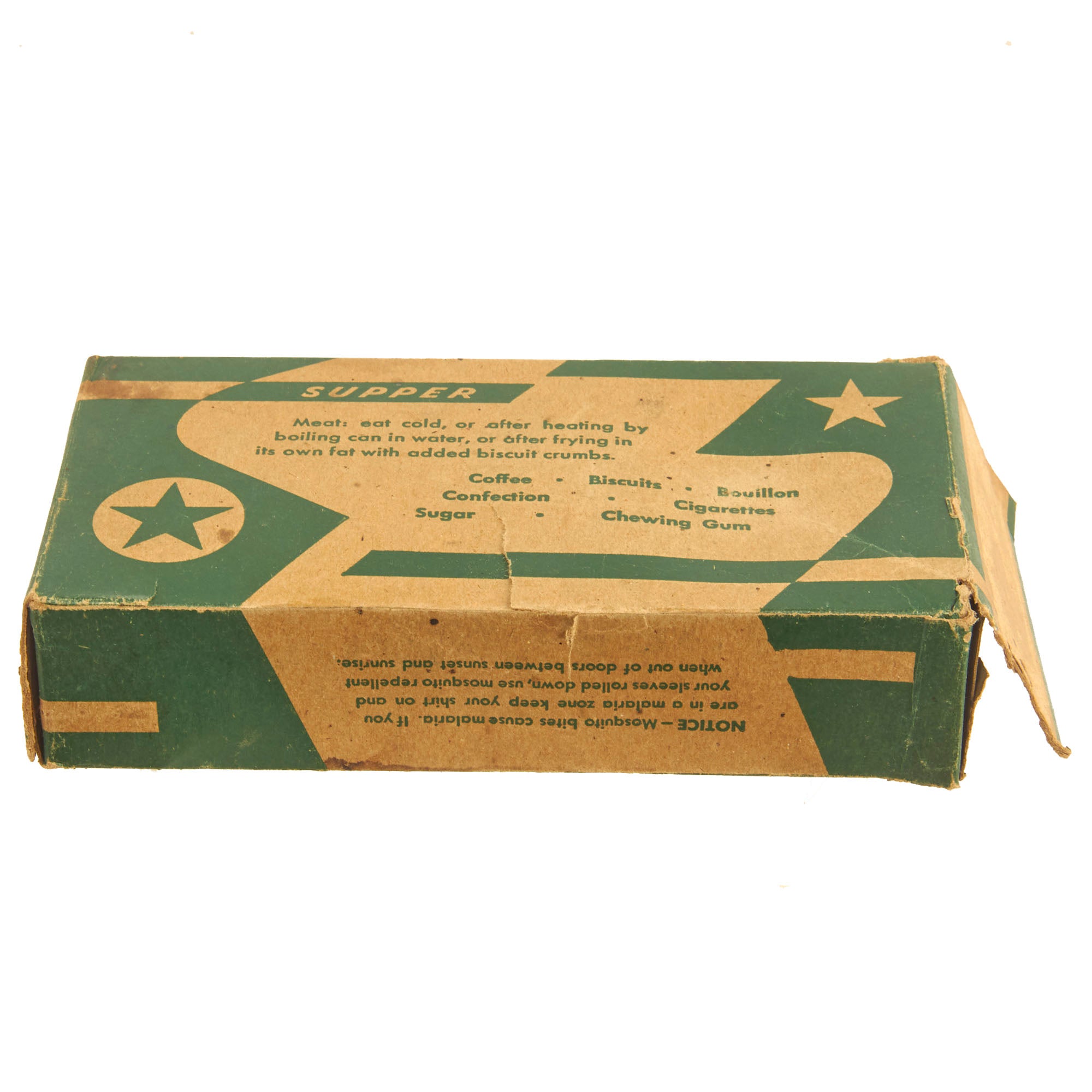Original U.S. WWII K-Ration "Morale Series" Supper Meal Unit by The Cr ...