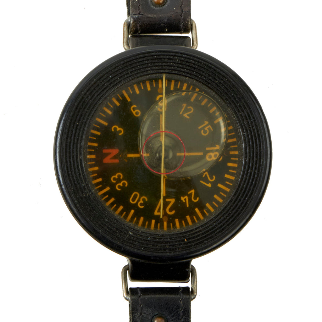 Original German WWII Luftwaffe Aviator Early Model AK 39 Wrist Compass ...