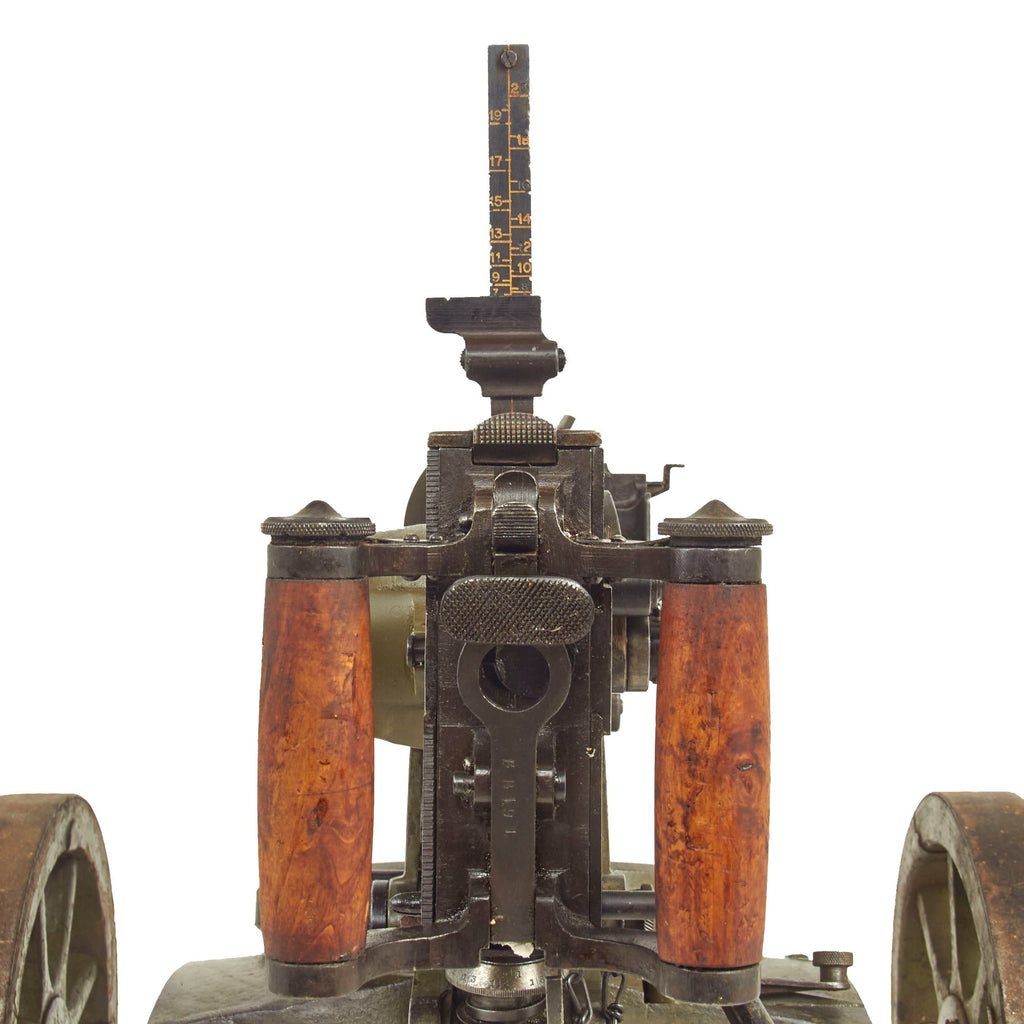 Original Soviet Russian WWII Maxim M1910 Fluted Display Machine Gun wi ...