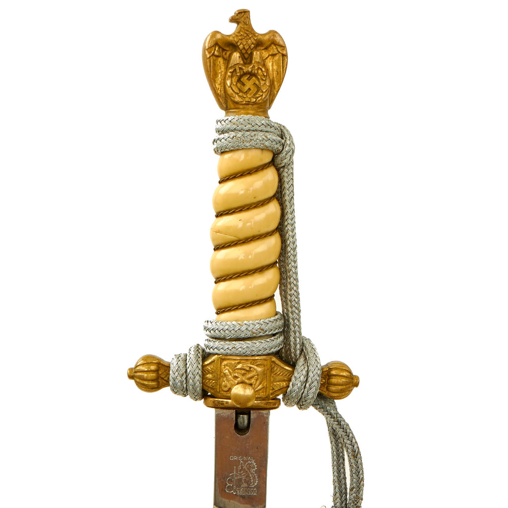 Original WWII German 2nd Model Naval Dagger by Carl Eickhorn with Scab ...