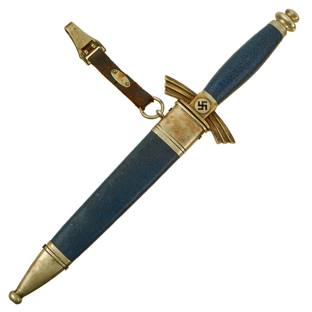 Original WWII German Early NSFK Glider Pilot's Dagger by SMF with Scab ...