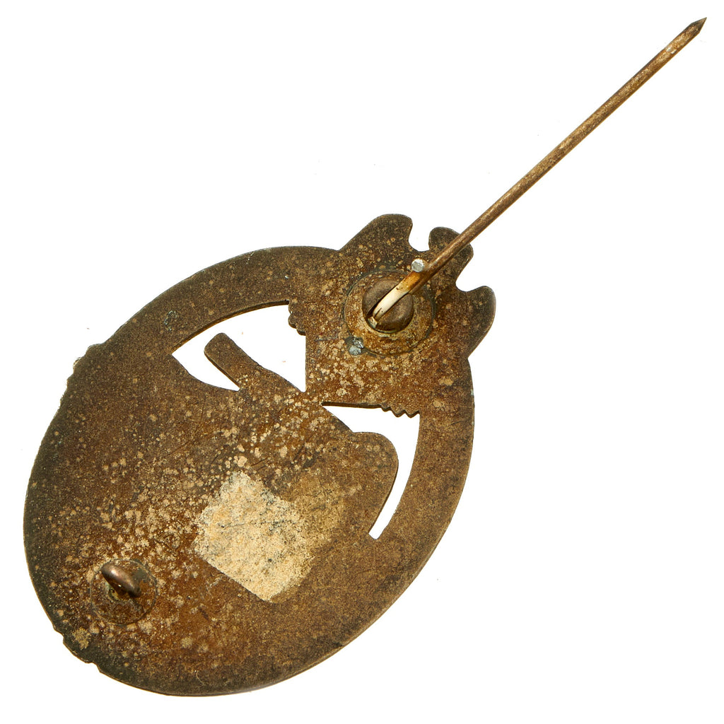Original German WWII Panzer Assault Tank Badge by Hermann Aurich - Sil ...