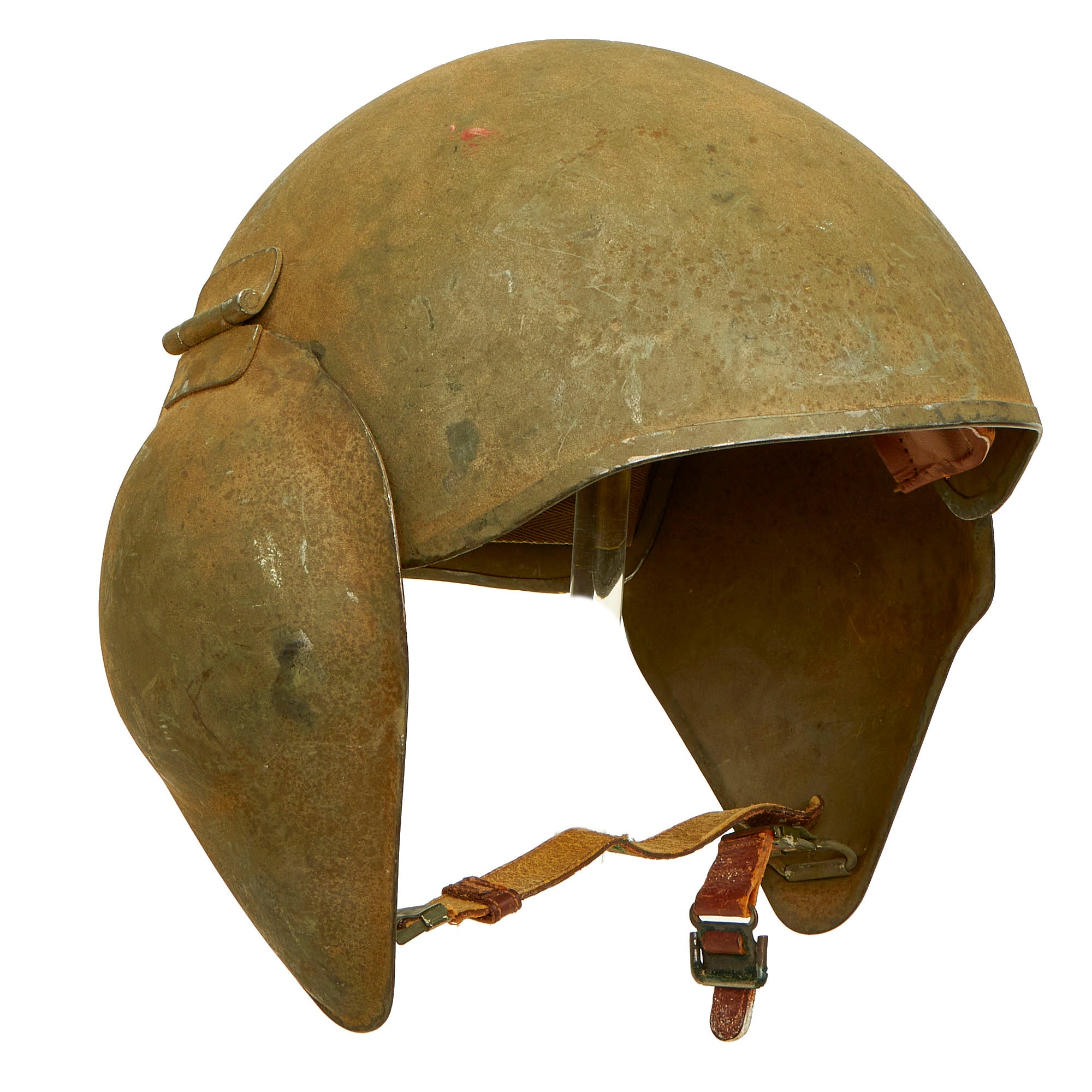 Original U.S. WWII USAAF Bomber Crew M5 Steel FLAK Helmet with Complet ...