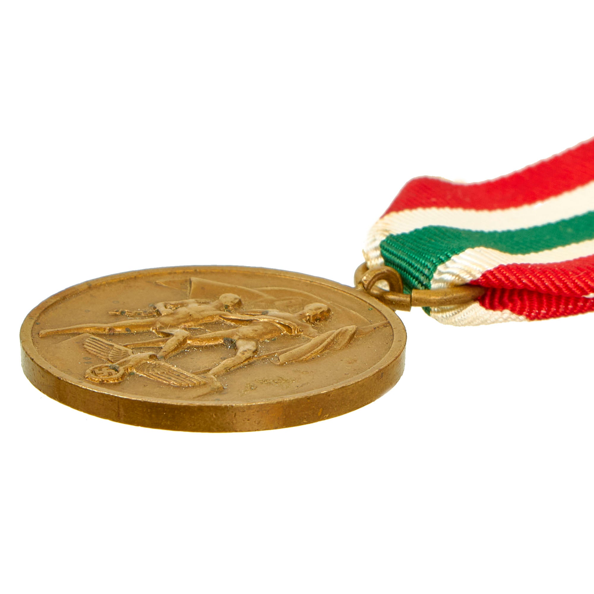 Original Rare German WWII Return of Memel Commemorative Medal with Rib ...