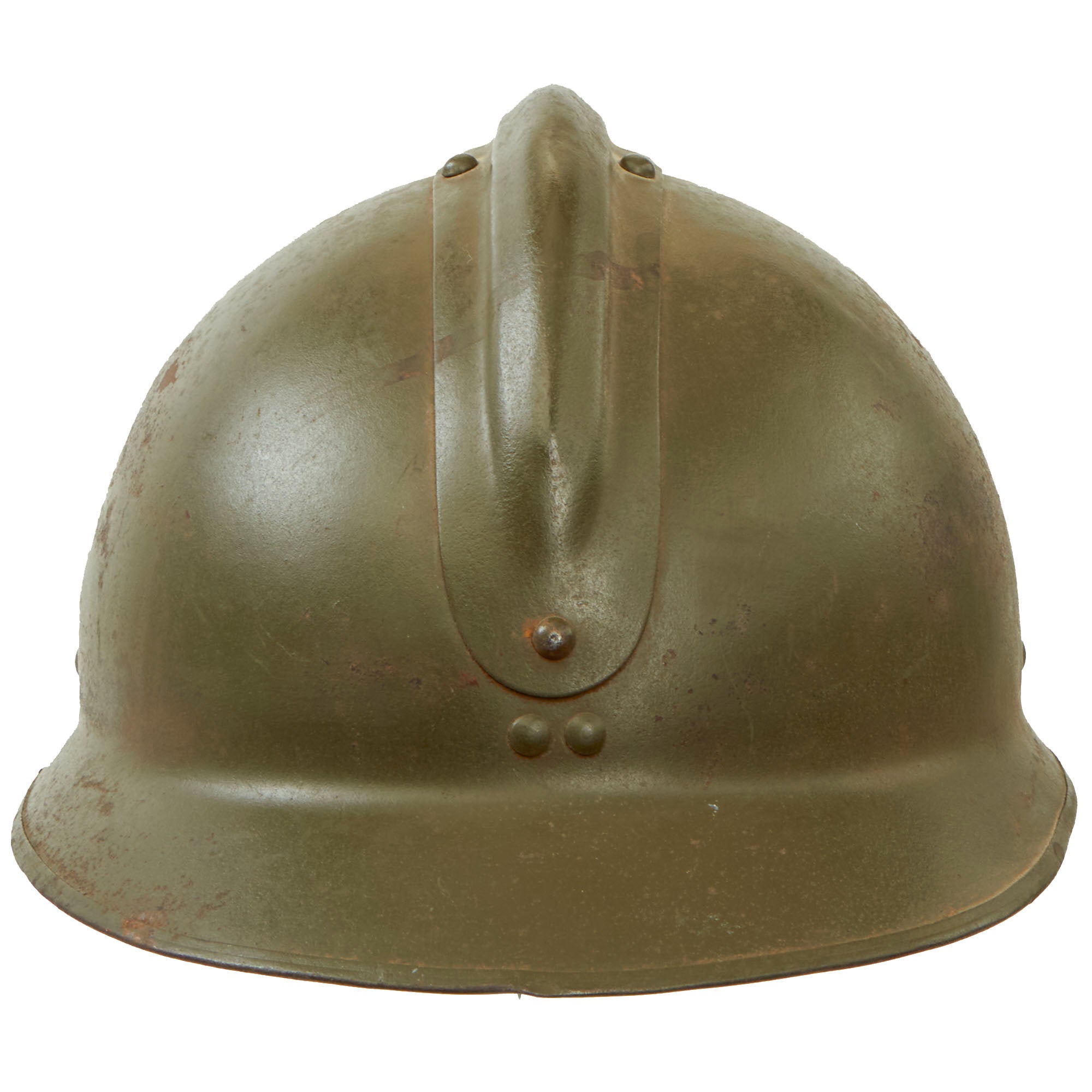 Original French WWII Model 1926 Adrian Infantry Helmet with Liner & Ch ...