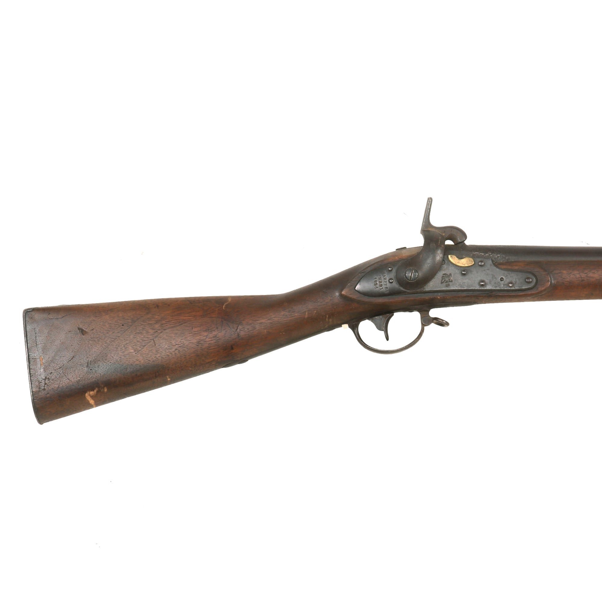 Original U.S. Springfield Model 1822 Cone-in-Barrel Percussion Convert ...