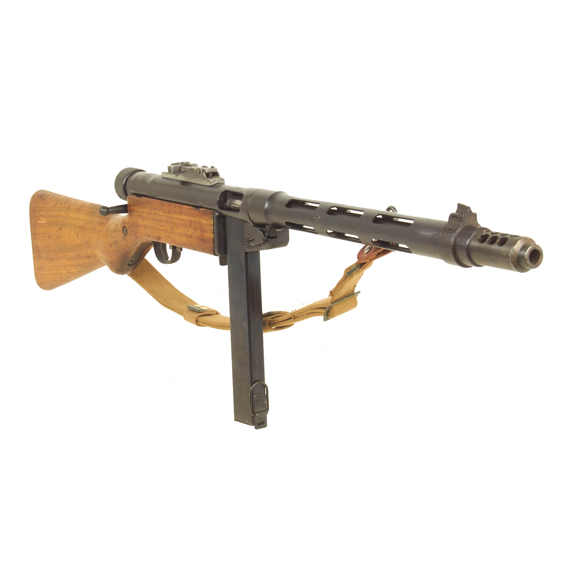 Original Finnish WWII Suomi KP/-31 M31 Display 9mm SMG with Drum Magazine – International ...
