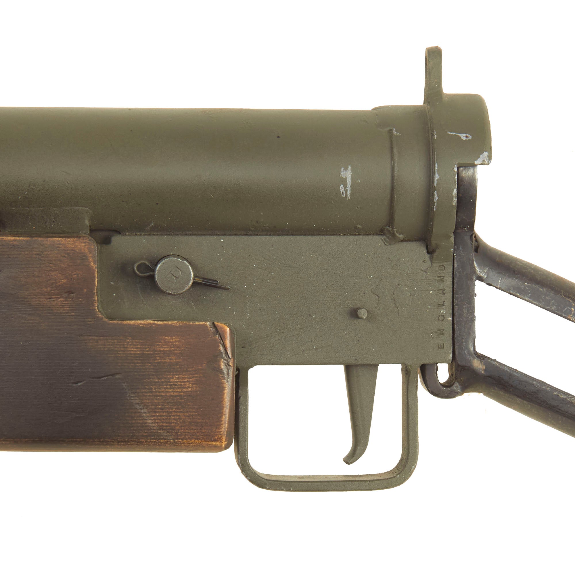 Original British WWII Sten MkII Dummy Gun with MkI Type Fore Stock & M ...
