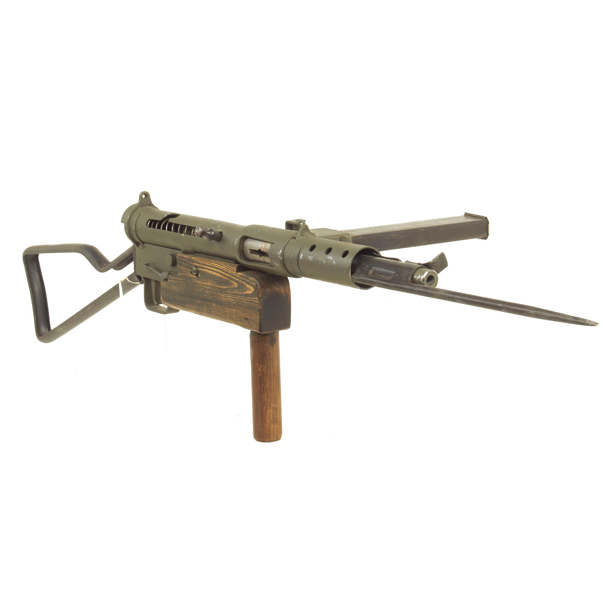Original British WWII Sten MkII Dummy Gun with MkI Type Fore Stock & M ...
