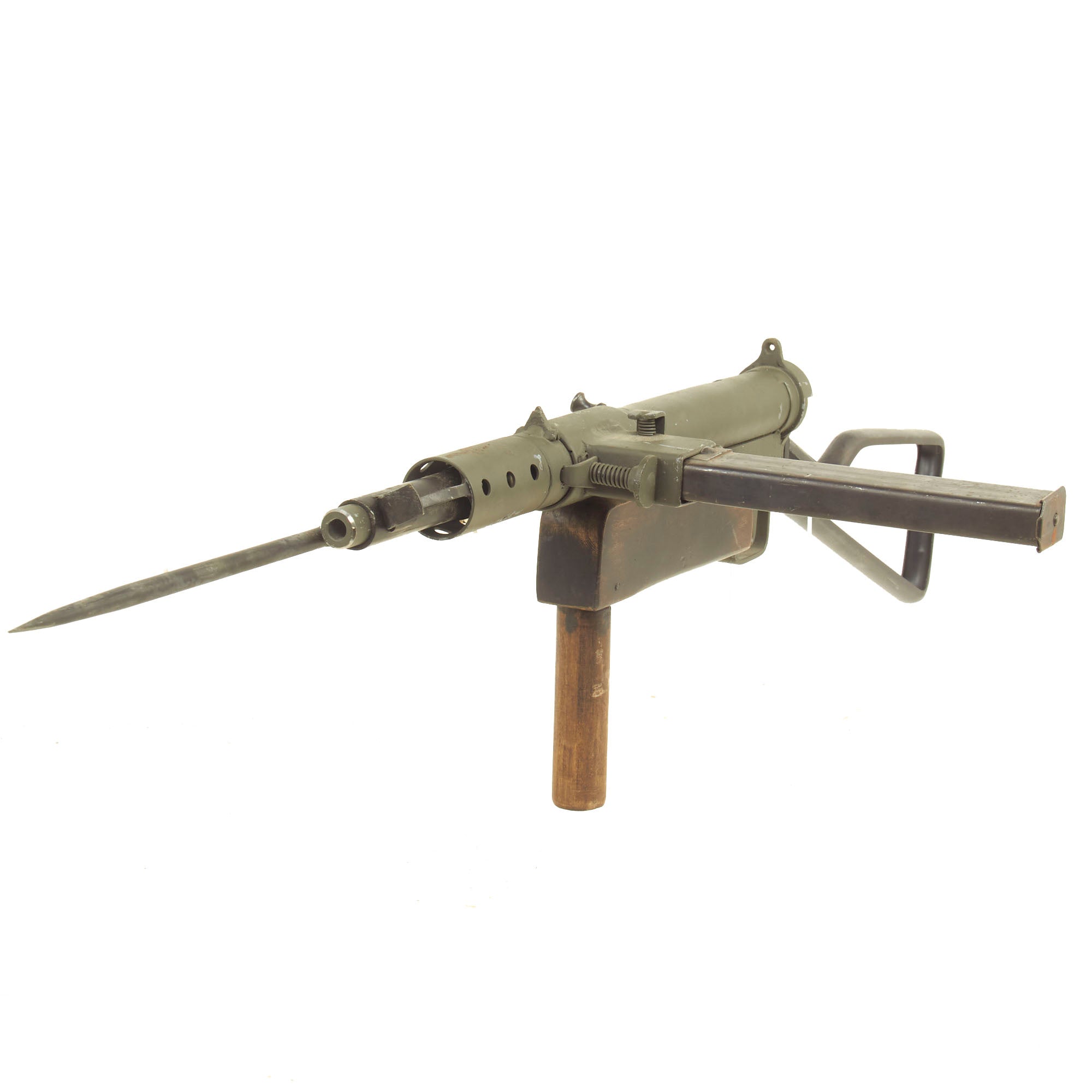 Original British WWII Sten MkII Dummy Gun with MkI Type Fore Stock & M ...