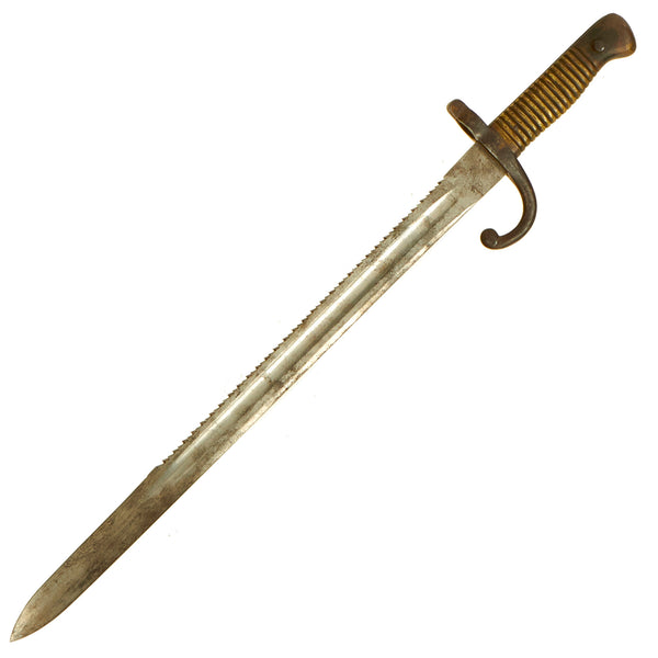 Original Belgian Sawback Bayonet for M1882 Comblain Rifle - dated 1889 ...