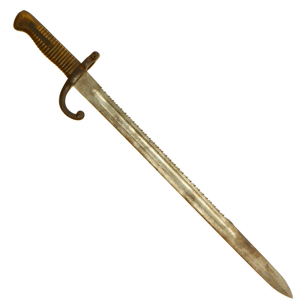 Original Belgian Sawback Bayonet for M1882 Comblain Rifle - dated 1889 ...