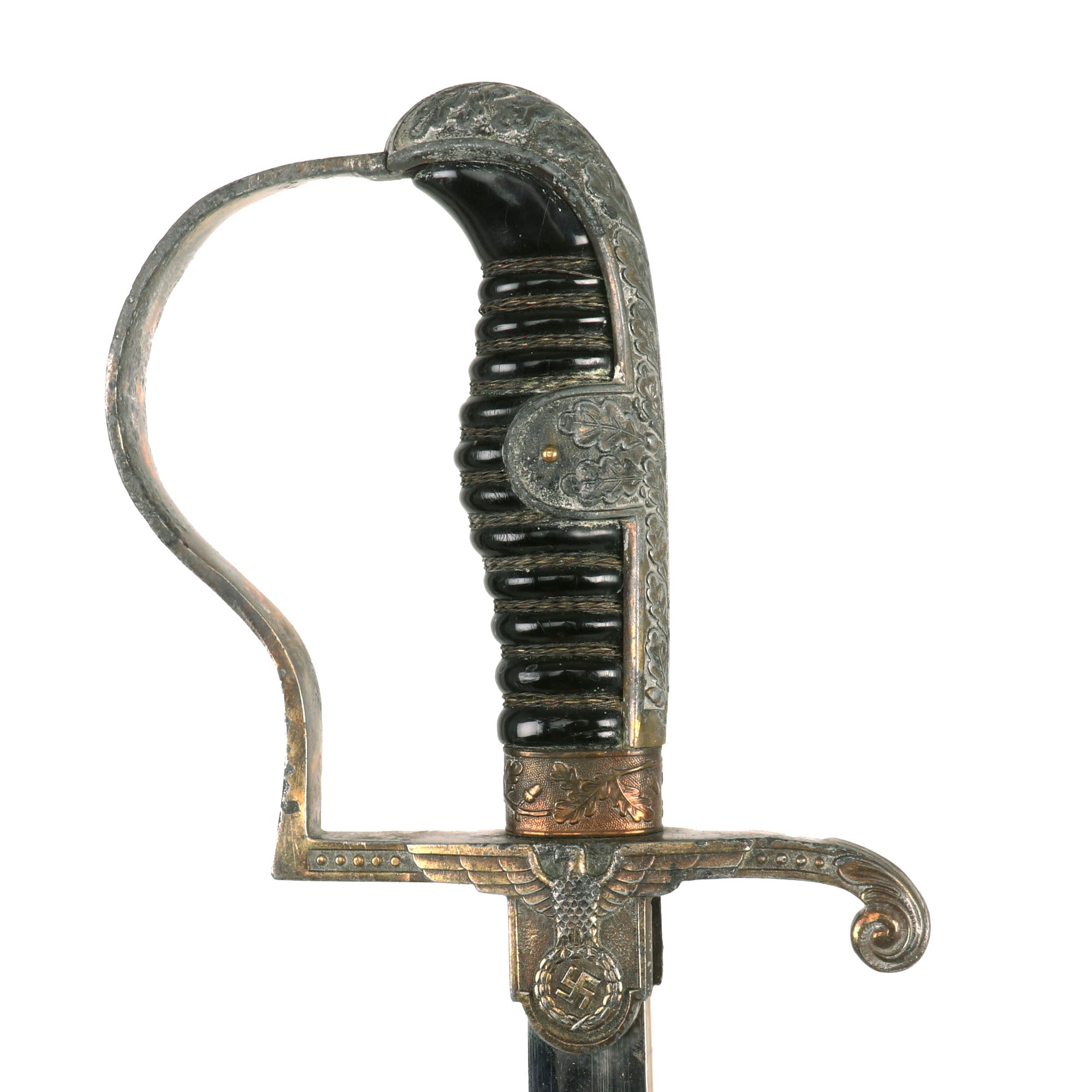 Original German WWII Army Officer Dove Head Sword by Peter Daniel Kreb ...