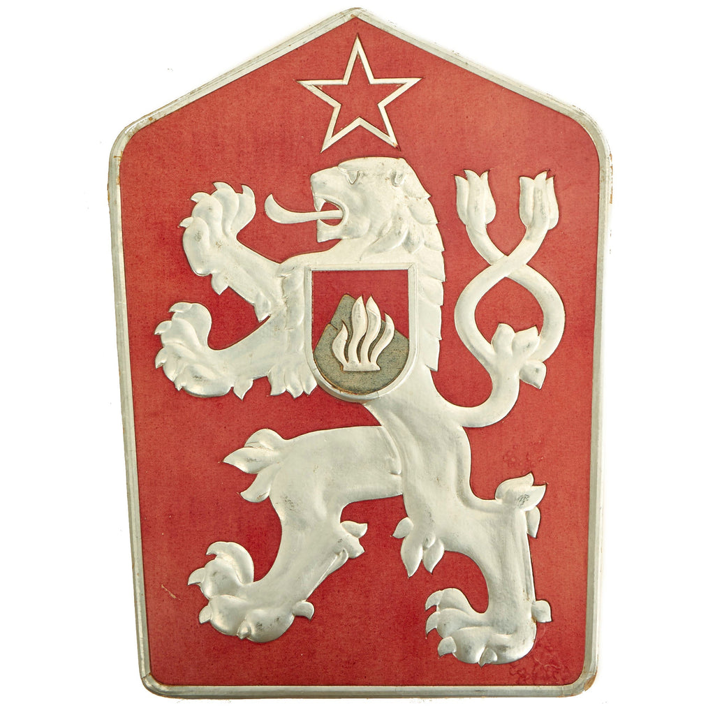 Original Cold War Era Czechoslovak Socialist Republic Coat of Arms and ...