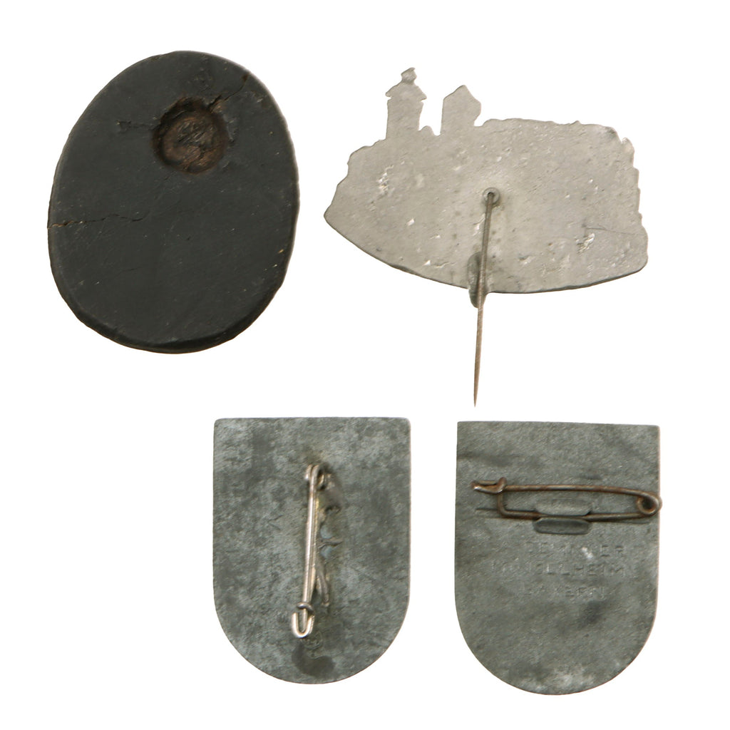 Original German WWII Award, Insignia and Tinnie Grouping with KVKII, L ...