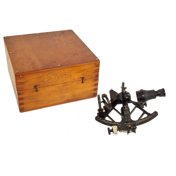 Original German WWII German Kriegsmarine Navy Sextant by C. Plath in W ...