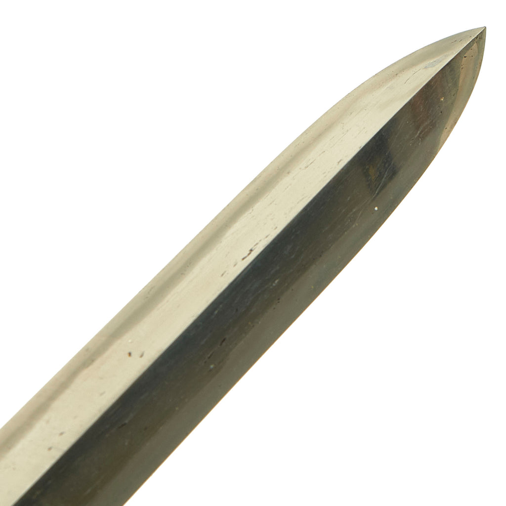 Original Edo Period Japanese Handmade Yari Polearm Blade in Resting Ha ...