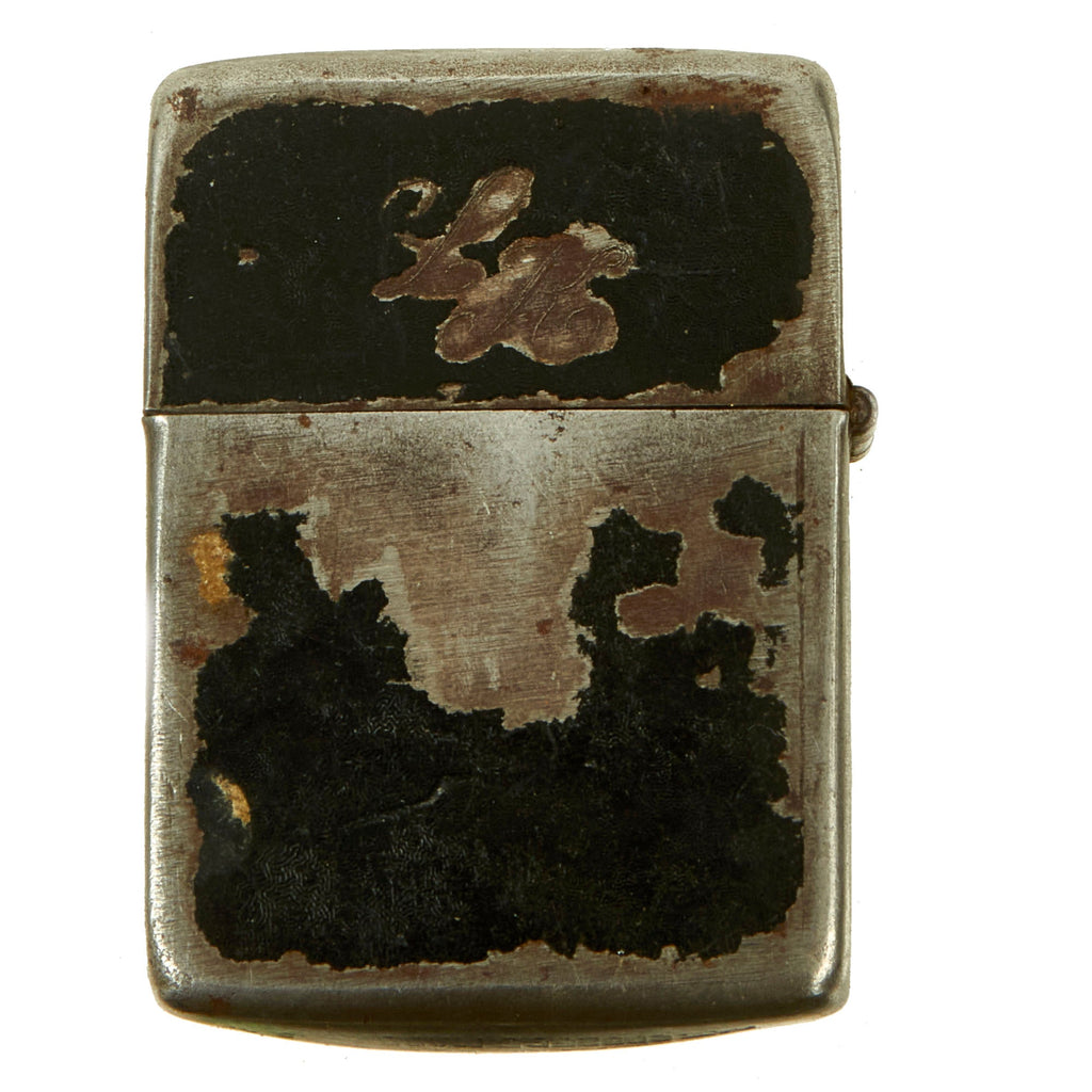 Original U.S. WWII “Black Crackle” Zippo Lighter With Soviet Enamel St ...
