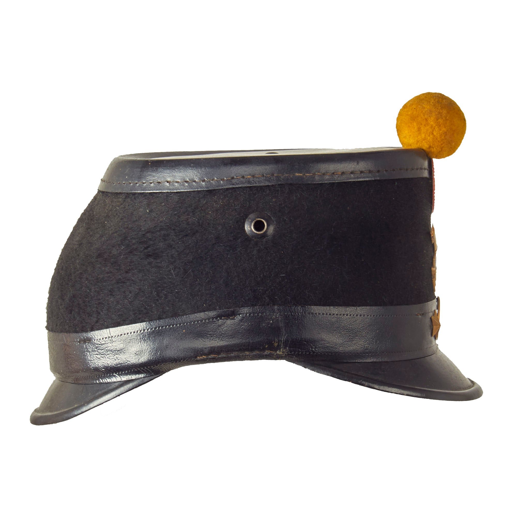 Original Swiss WWI Shako Helmet Marked to the 6th Machine Gun Battalio ...