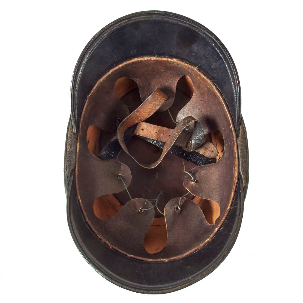 Original Swiss WWI Shako Helmet Marked to the 6th Machine Gun Battalio ...