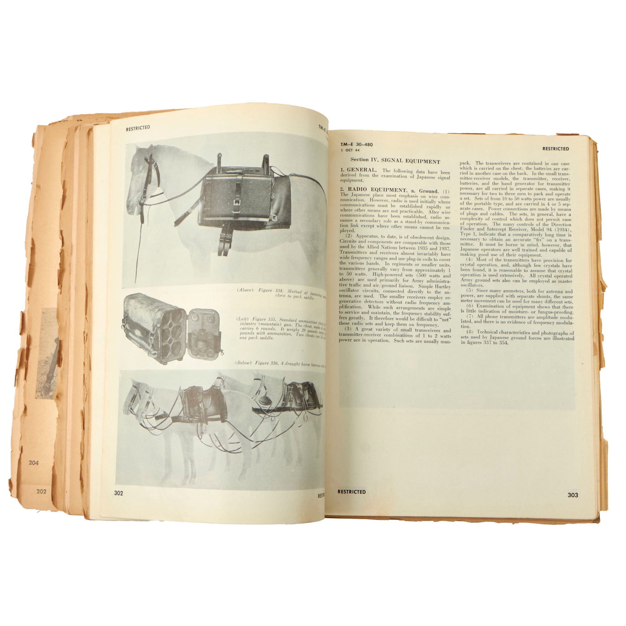 Original U.S. WWII Handbook on Japanese Military Forces Technical Manu ...