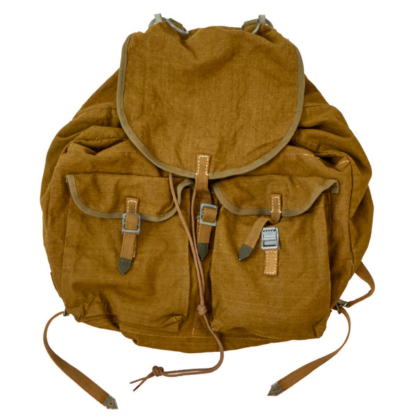 Original German WWII Tornister 34 Cowhide Backpack with Shoulder Straps ...