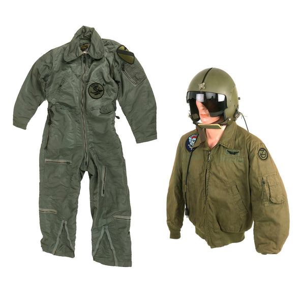 Original U.S. Vietnam War Cold Weather Flight Jacket, Flying Suit and ...