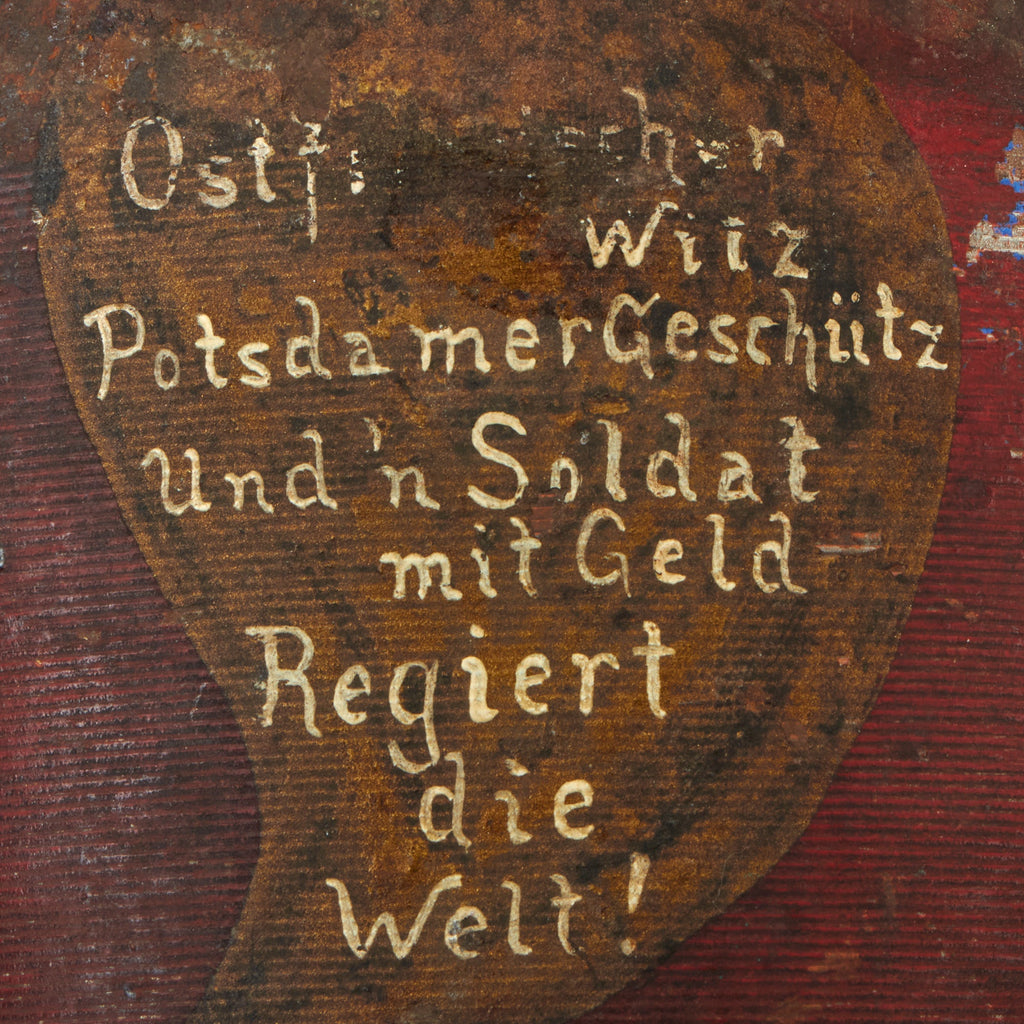 Original Imperial German WWI Personalized “exploded” Inert 75mm Shrapn ...