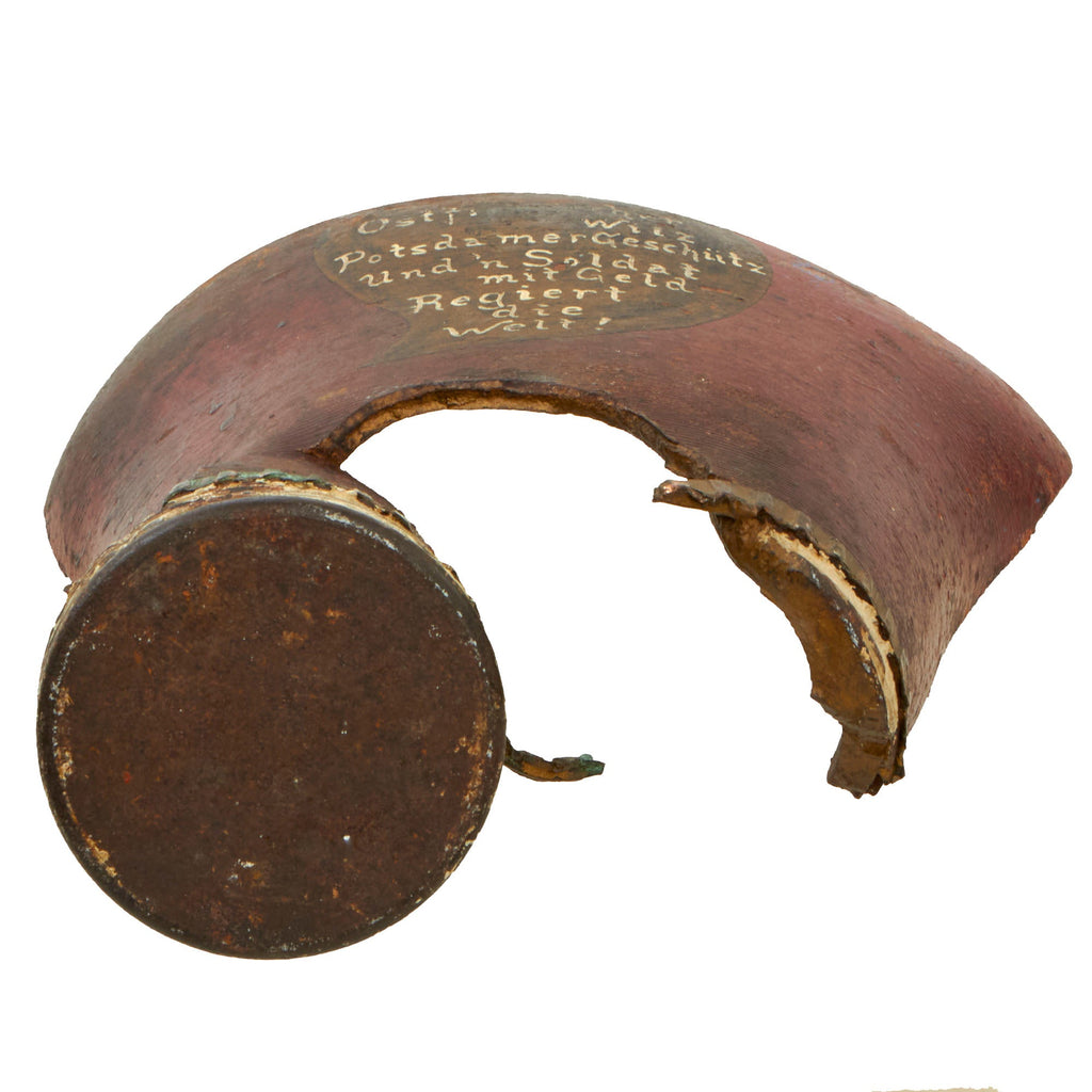 Original Imperial German WWI Personalized “exploded” Inert 75mm Shrapn ...