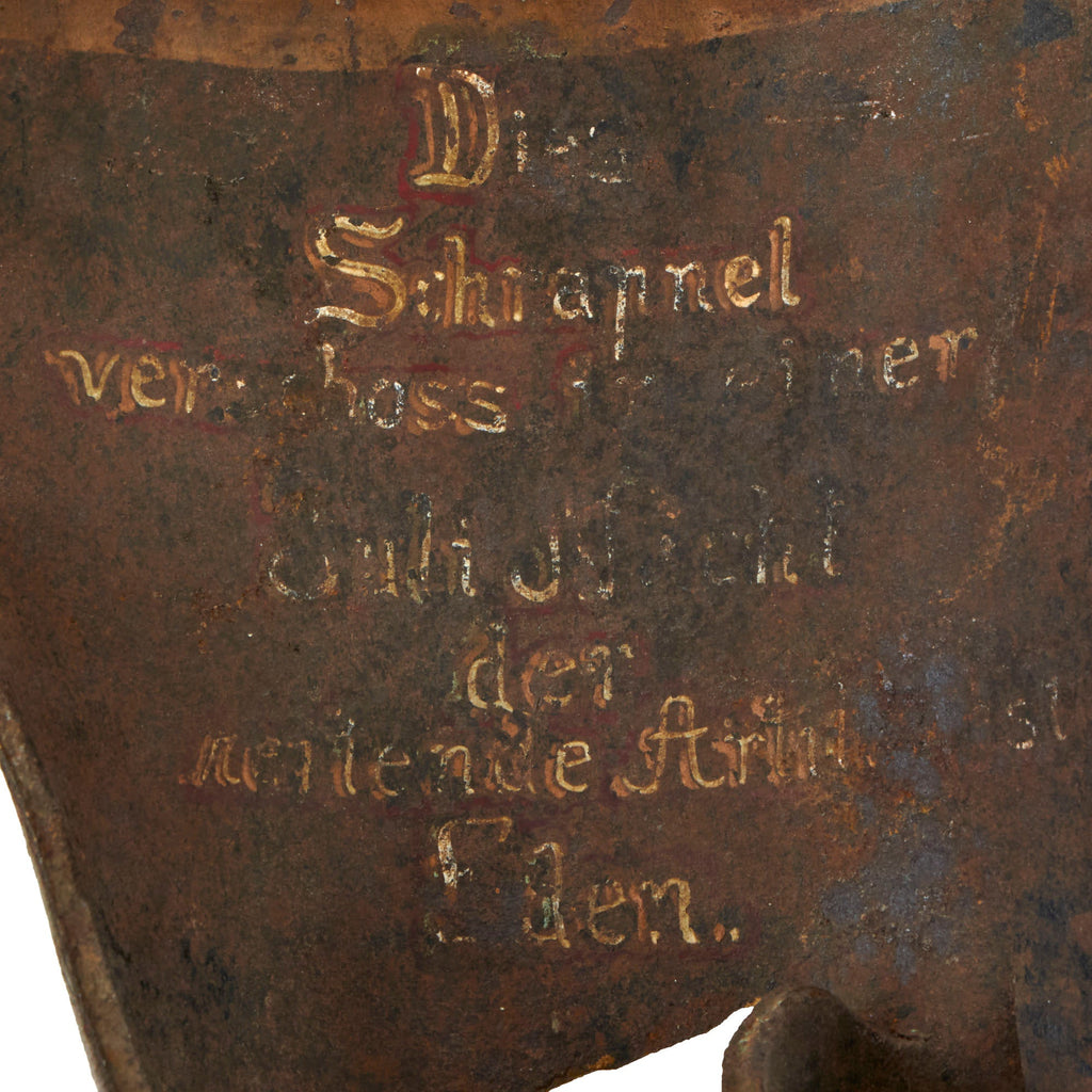 Original Imperial German WWI Personalized “exploded” Inert 75mm Shrapn ...