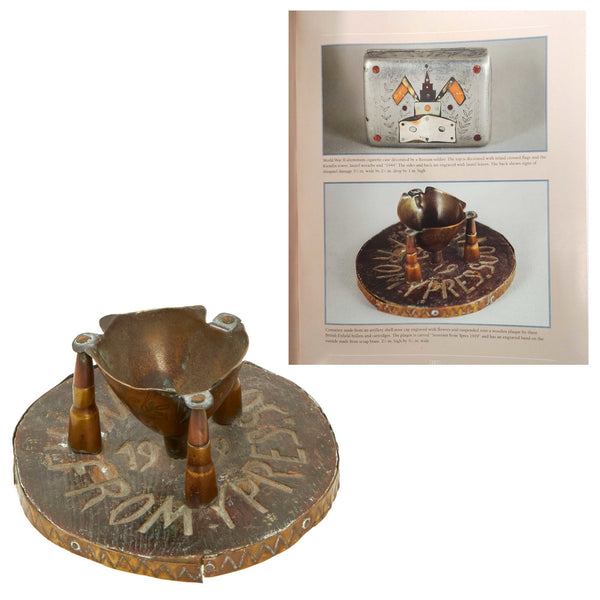 Original British WWI Ypres Souvenir Artillery Shell Casing “Egg Cup” W ...