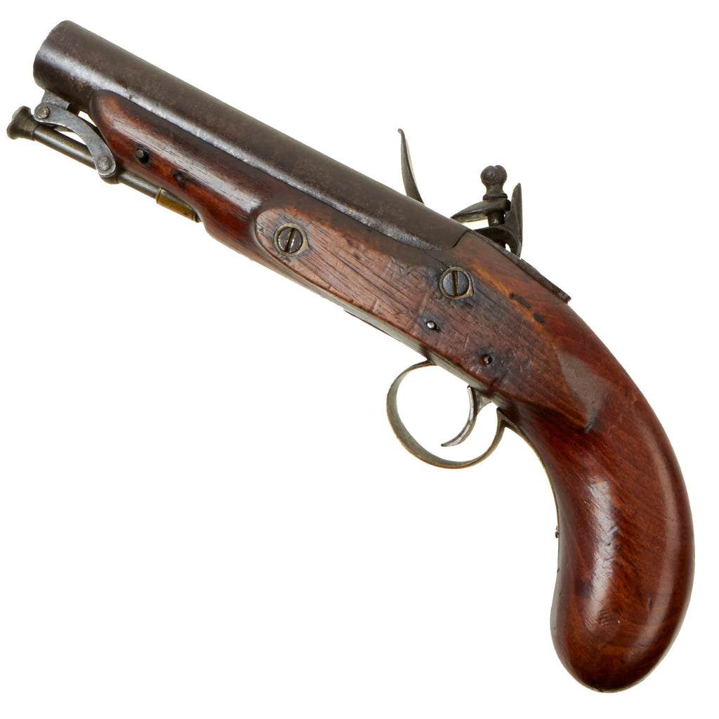 Original Irish .65 Bore "Man Stopper" Compact Flintlock Pistol by Will ...