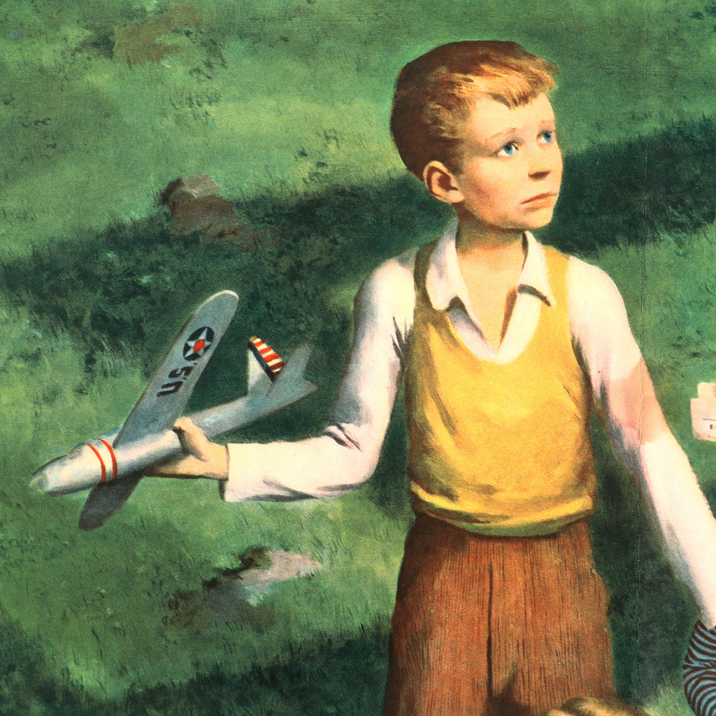 Original U.S. WWII 1942 “Don’t Let That Shadow Touch Them BUY WAR BOND ...