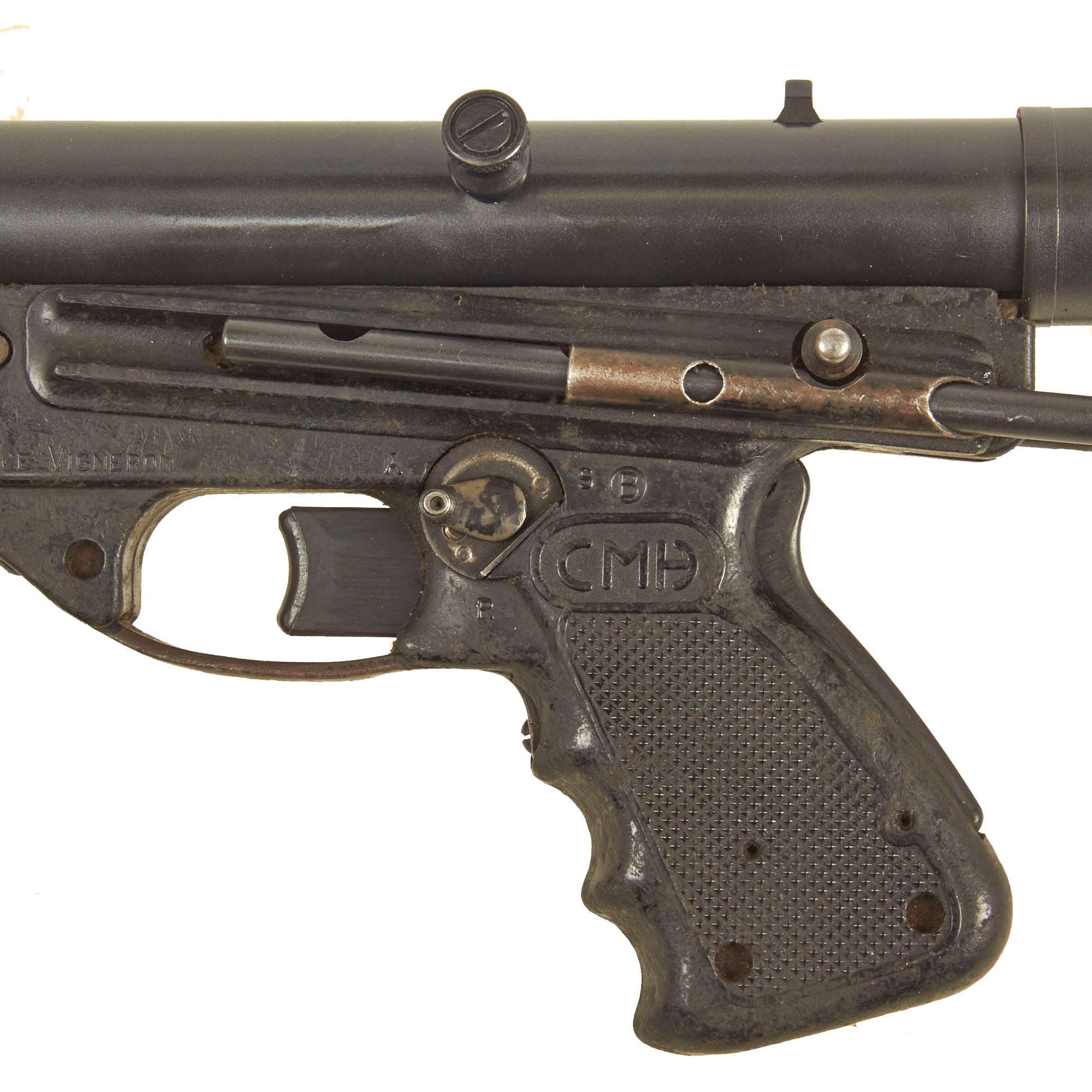 Original Belgian Vigneron M2 Display Submachine Gun with Magazine - Se ...