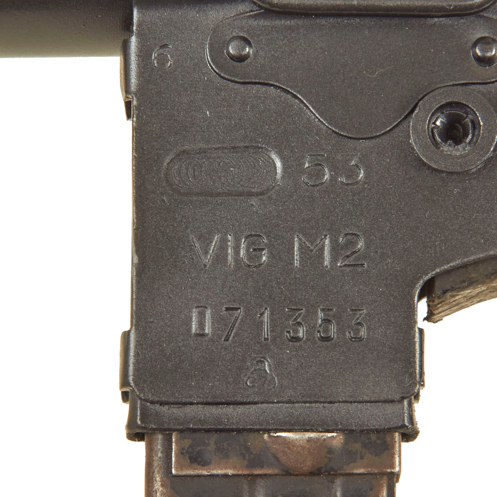 Original Belgian Vigneron M2 Display Submachine Gun with Magazine - Se ...