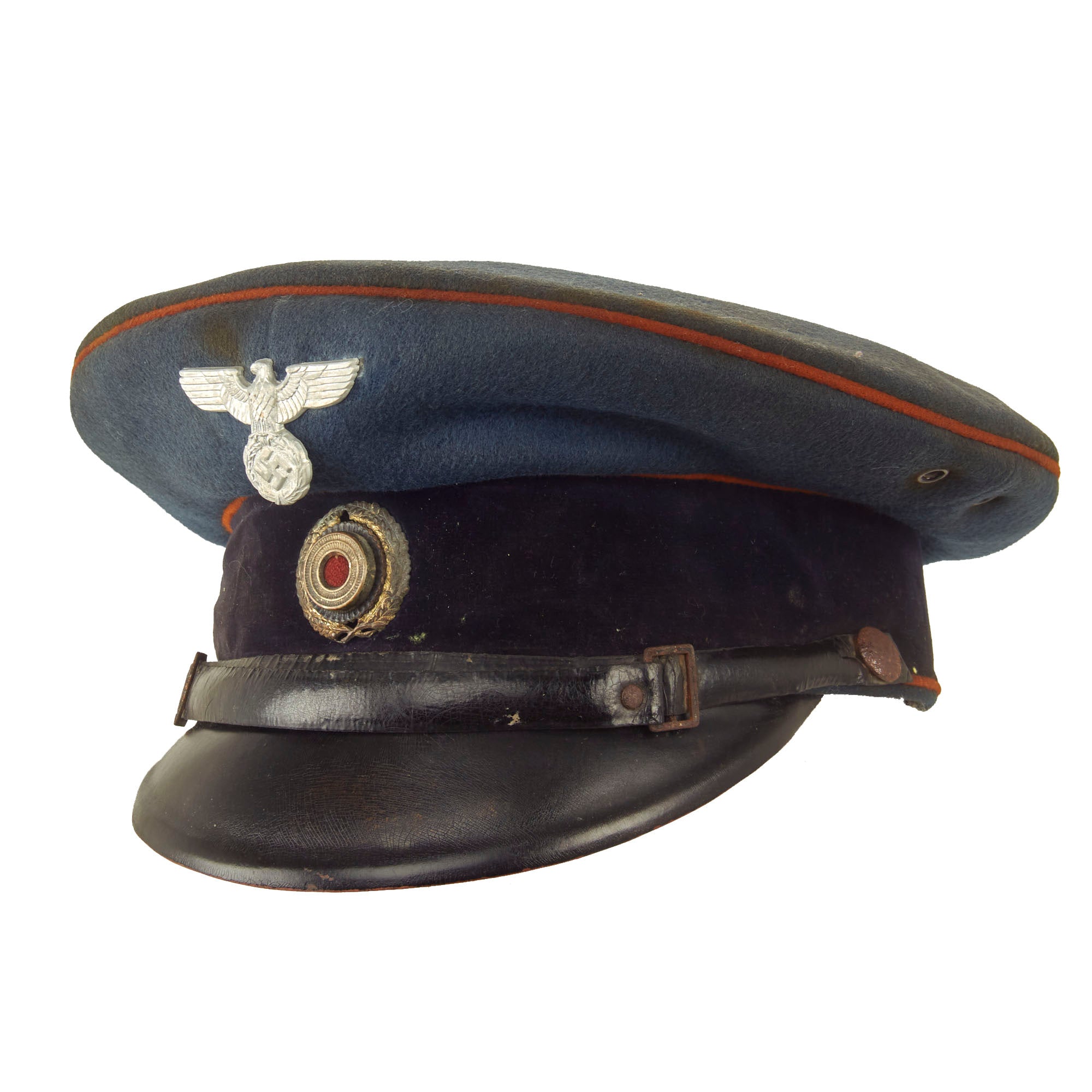 Original German WWII 1935 Reichspost Imperial Mail 1935 Dated Postscha ...