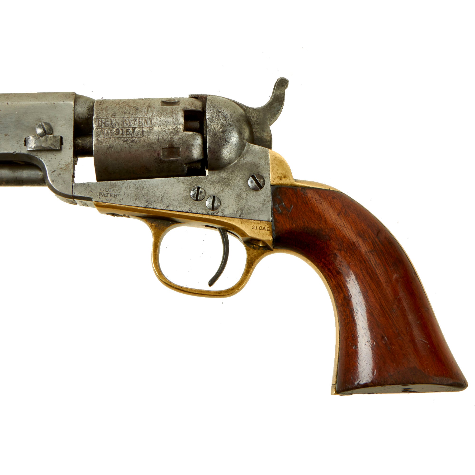 Original U.S. Indian Wars Era Colt M1849 Pocket Percussion Revolver wi ...