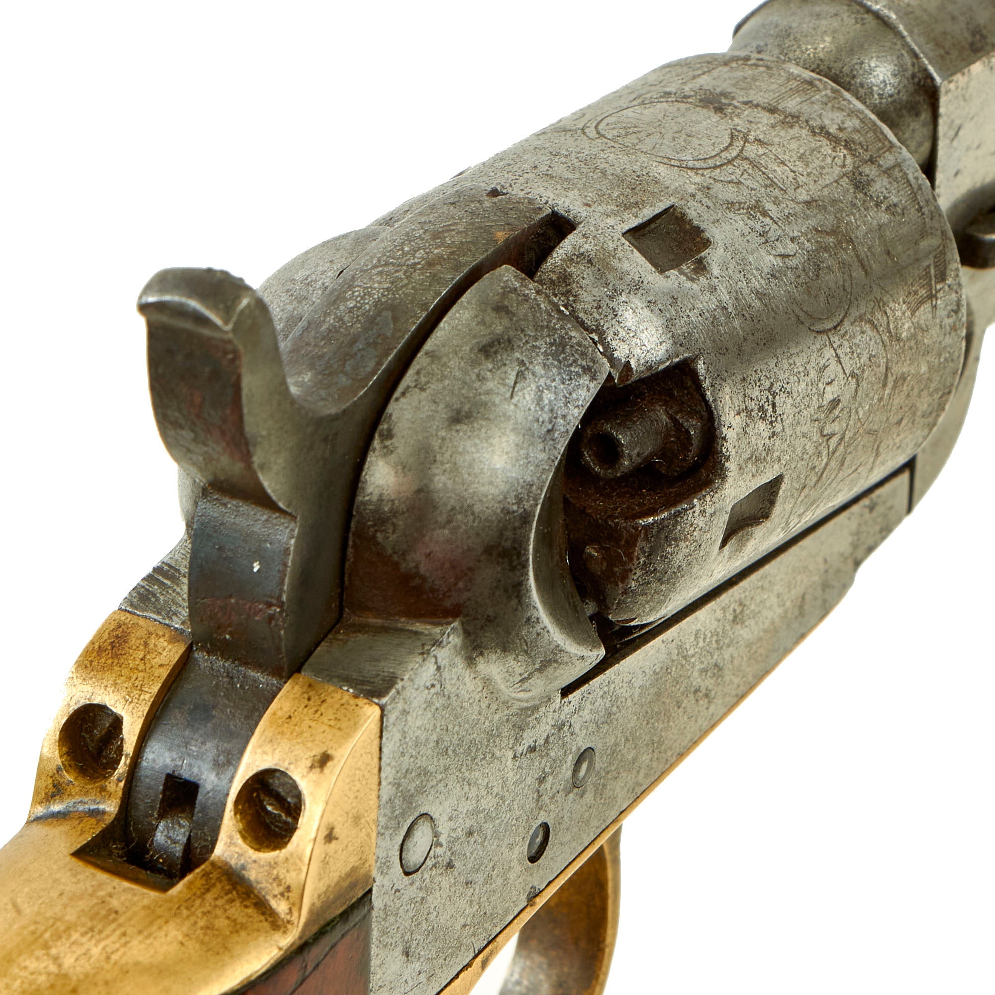 Original U.S. Indian Wars Era Colt M1849 Pocket Percussion Revolver wi ...